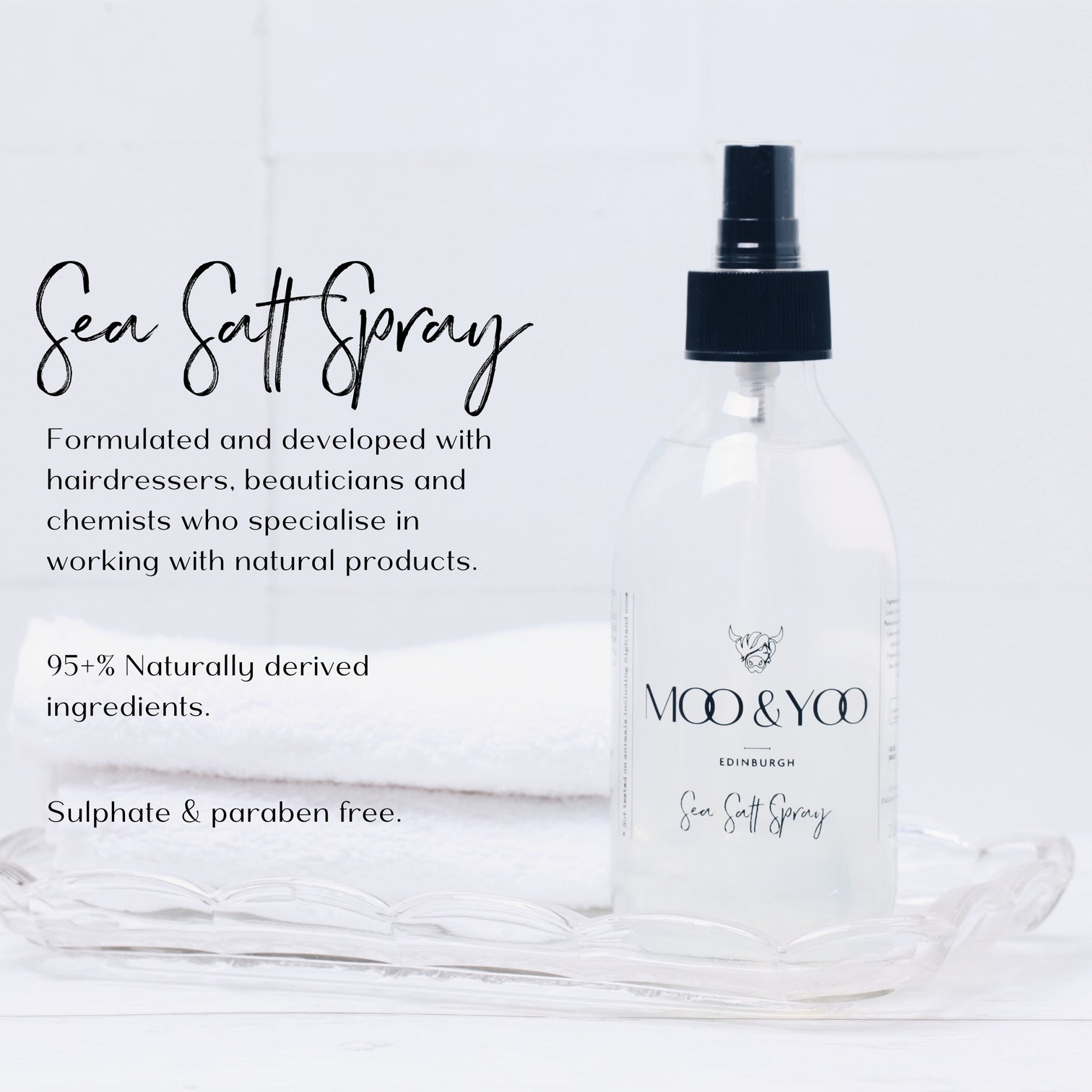 Sea Salt Spray | Beachy Texture & Volume for All Hair Types –Moo & Yoo